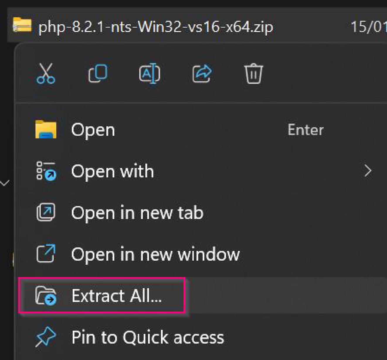 How to update the PHP version in Laragon · Pen-y-Fan