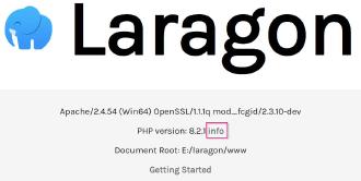 How to update the PHP version in Laragon · Pen-y-Fan
