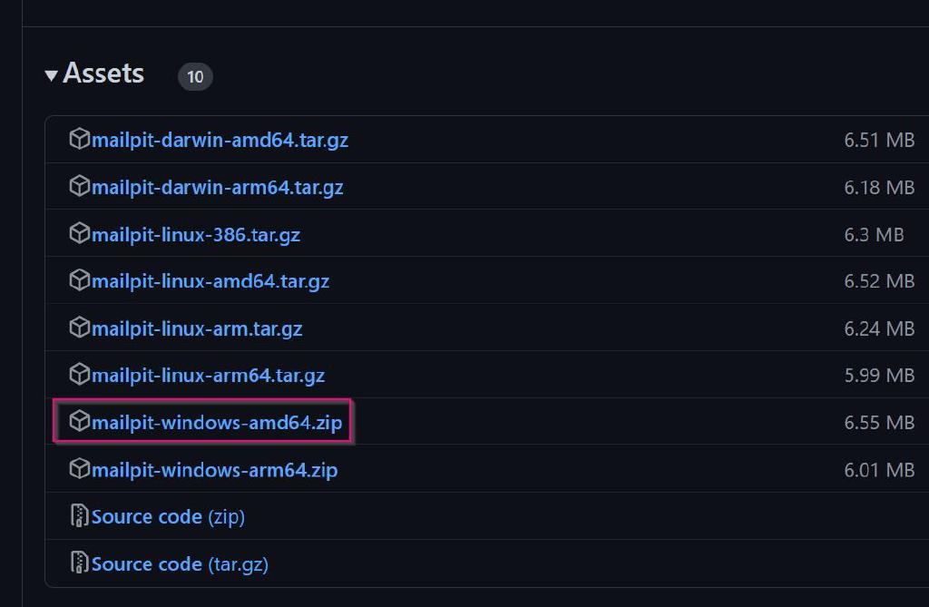 How to install mailpit on Windows and integrate with Laragon · Pen-y-Fan